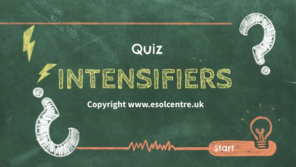 QUIZ Intensifiers | Genially