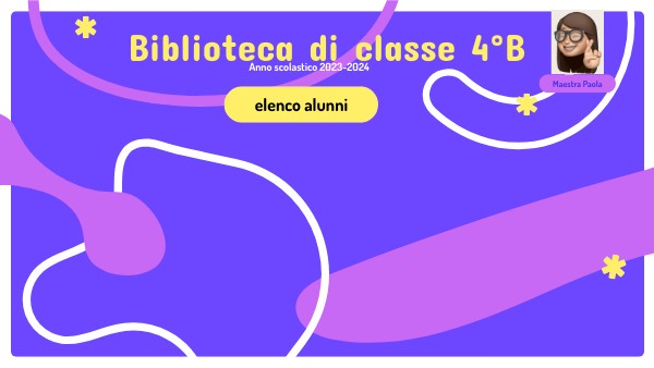 4° B biblioteca di classe Alunni