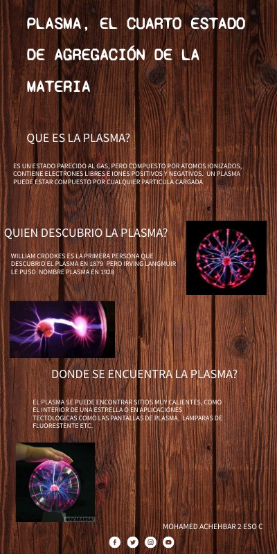 PLASMA, EL CUARTO ESTADO DE LA MATERIA | Genially