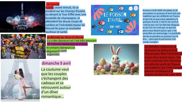 LES FESTIVALS FRANÇAIS | Genially