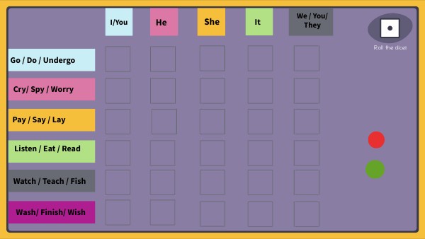 Present simple activity | Genially