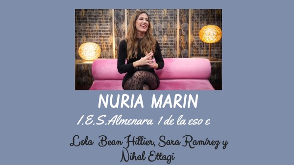 Presentación Nuria Marin | Genially