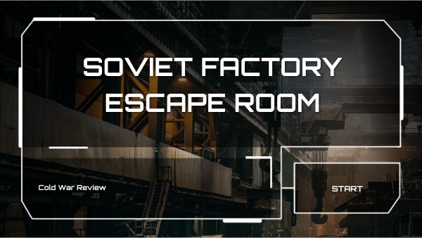 Soviet Factory Escape Room