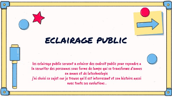 ECLAIRAGE PUBLIC