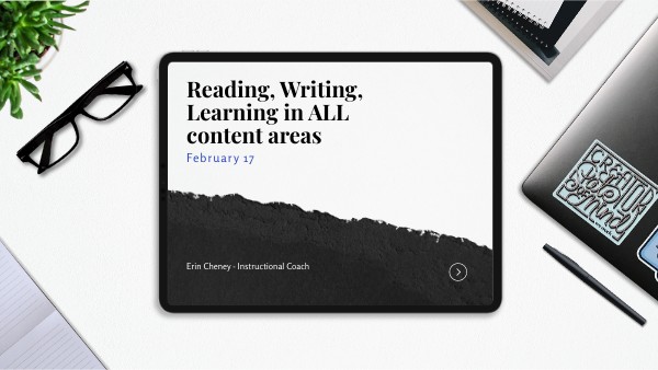 Reading, Writing, Learning in ALL Content Areas