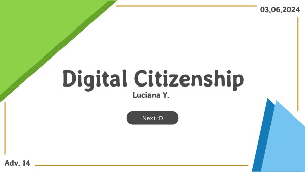 Digital Citizenship | Genially