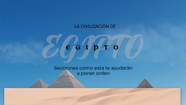 PRESENTACIÓN EGIPTO | Genially