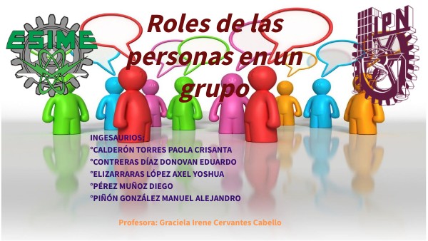 PRESENTACIÓN Roles en un grupo | Genially