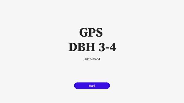 GPS DBH3-4