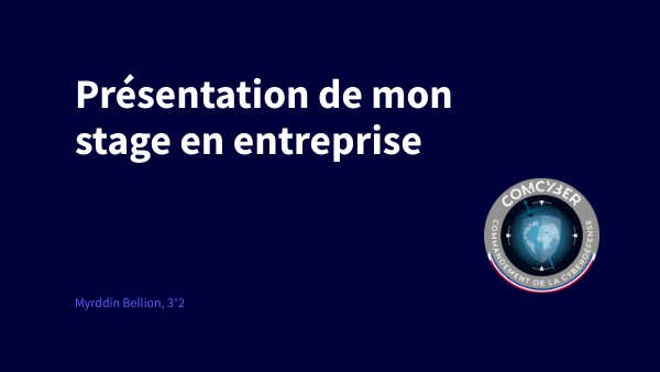 Copie - BASIC DARK PRESENTATION