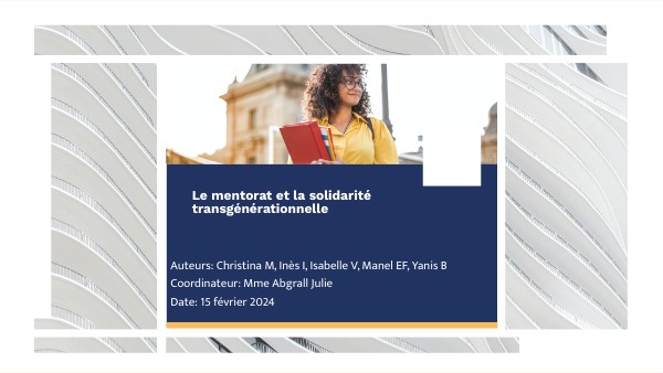 Projet final Éducation Supérieure Structuré | Genially