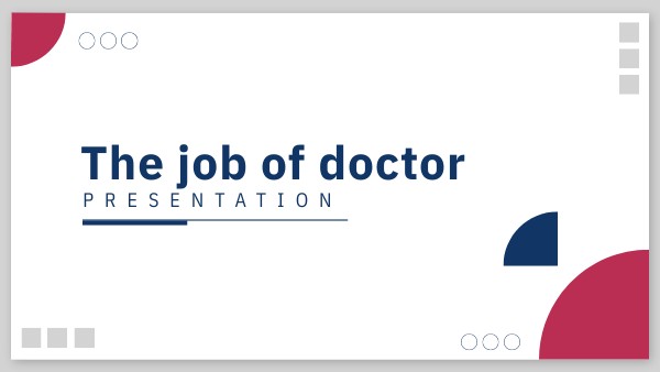 JOB : DOCTOR