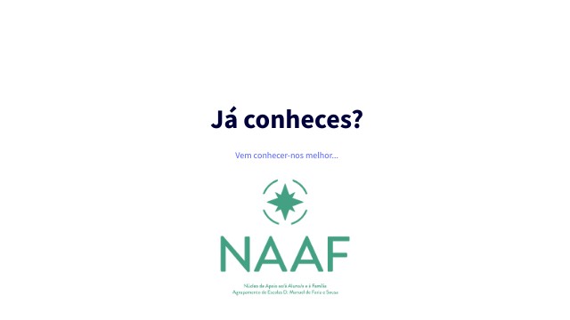 Apresentação do NAAF | Genially