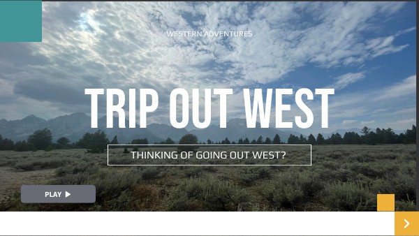 Trip out west | Genially