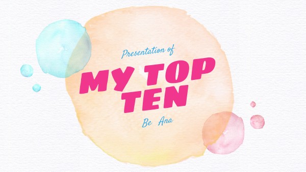 proyecto mi top ten | Genially