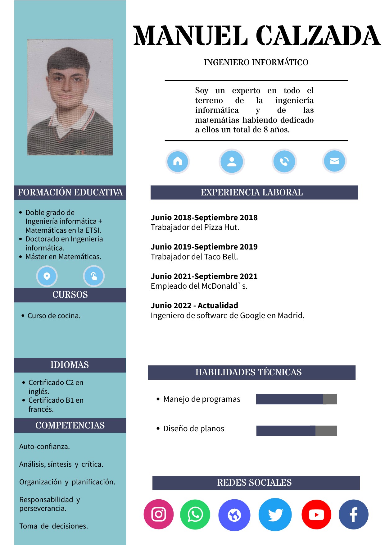 CV INTERACTIVO MANUEL CG | Genially