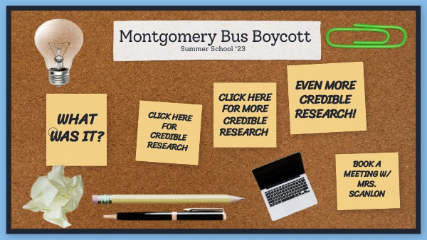 CORKBOARD | Genially