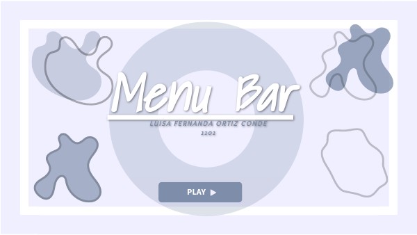menu bar | Genially