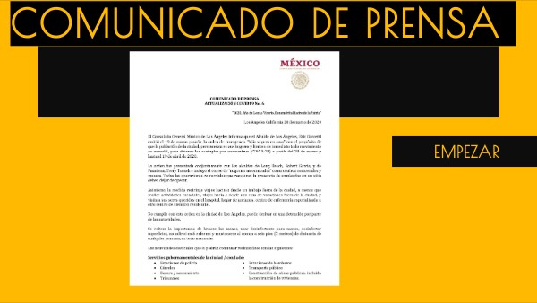 comunicados de prensa | Genially