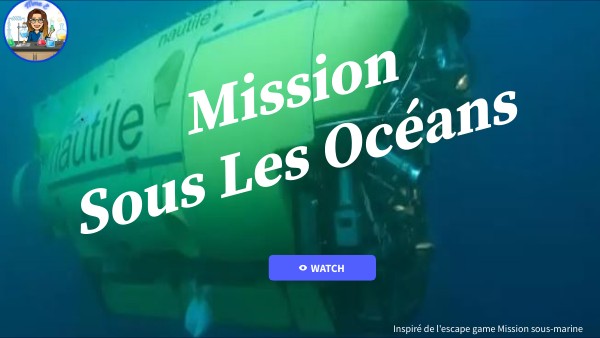 Escape game sous les océans