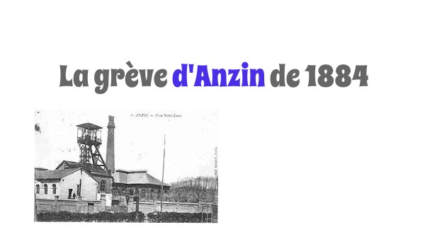 la grève d'Anzin de 1884