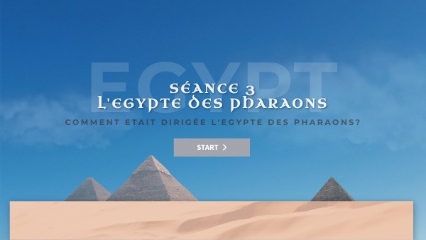 L'égypte des pharons | Genially