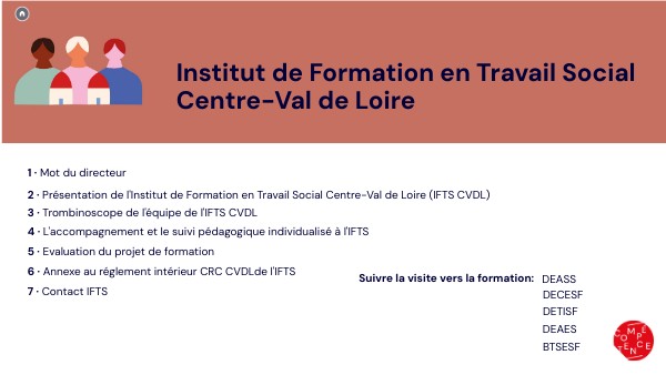 ACCUEIL-IFTS-Projet de formation | Genially