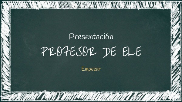 PROFESOR DE ELE
