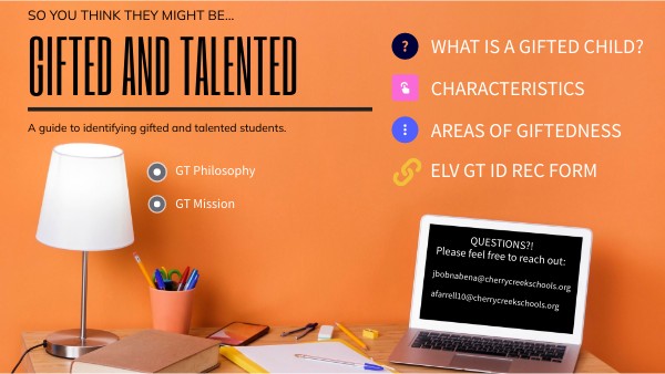 Gifted and Talented Identification