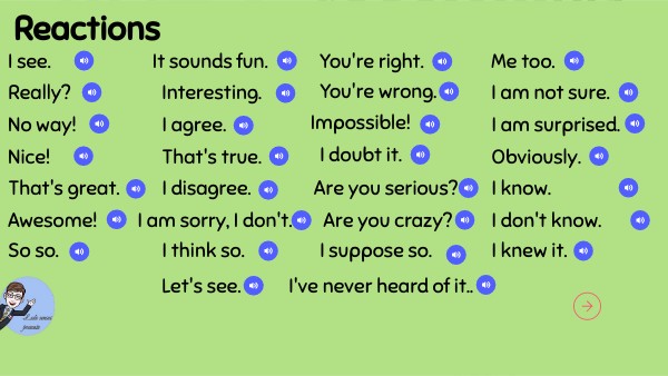 Conversation tips (S1) | Genially