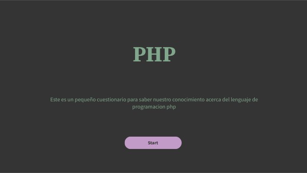 PHP | Genially