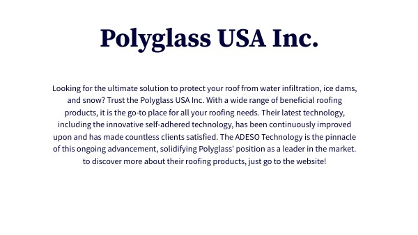 Polyglass USA Inc.