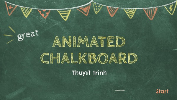 ANIMATED CHALKBOARD PRESENTATION | Genially