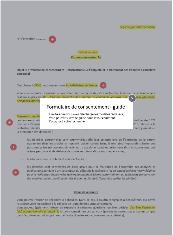 Formulaire consentement | Genially