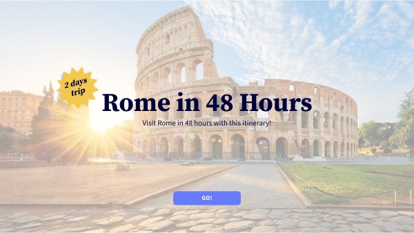 Rome in 48 hours