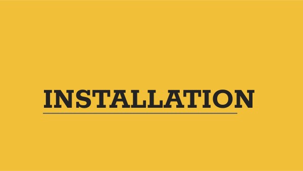 Alula Installation / Installation Wizard | Genially