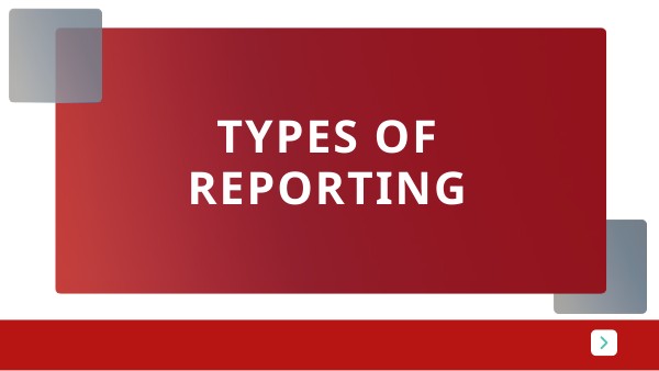 Reporting