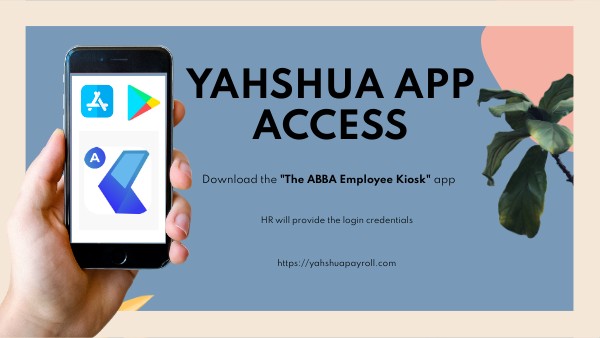 YAHSHUA APP ACCESS