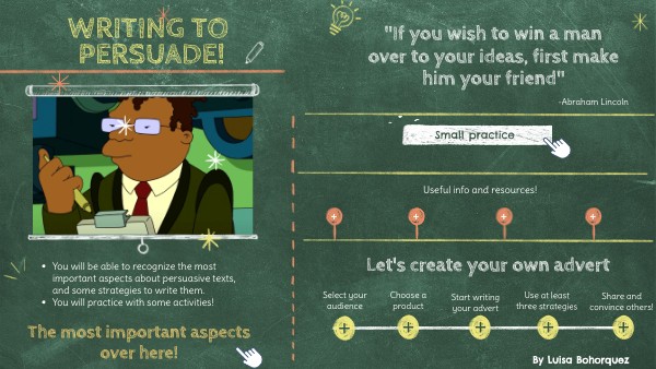 WRT - Writing to persuade | Genially