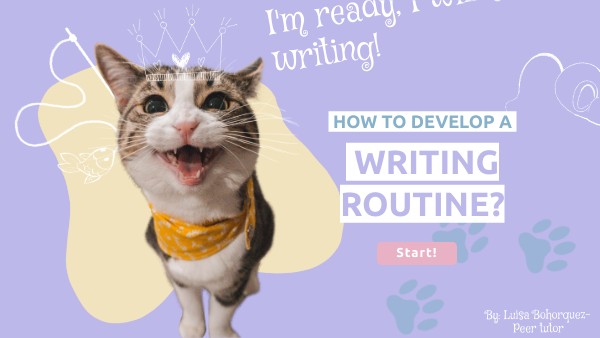 WRT - How to develop a writing routine?
