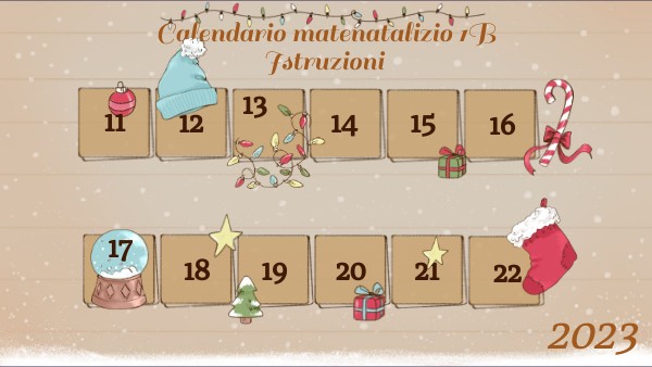 Calendario feste 1B