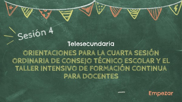 CUARTA SESION DE CTE | Genially