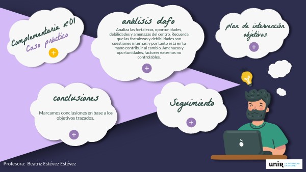 Examen y Caso práctico centro.- COMPLEMENTARIA 1. Sept.-2023 | Genially