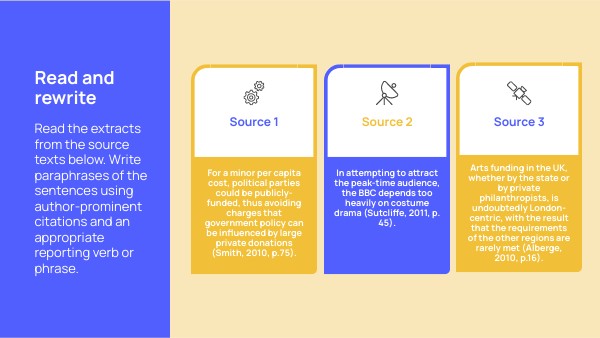 Paraphrase extra activity | Genially