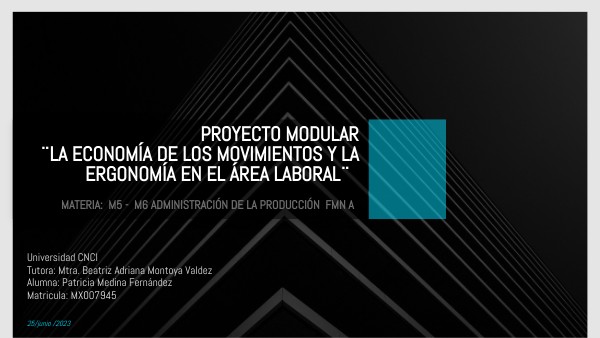 Proyecto Modular CNCI | Genially