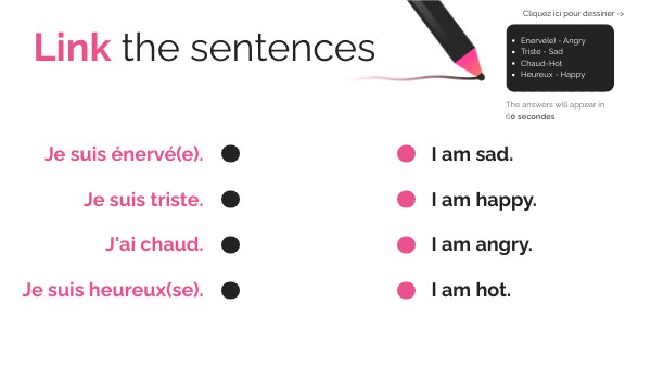 Link the sentences | Genially