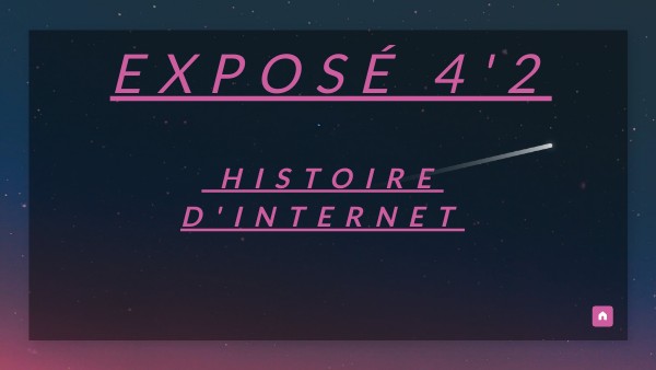 Exposé d'internet. | Genially