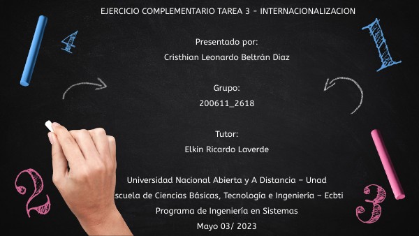 EJERCICIO COMPLEMENTARIO TAREA 3 - INTERNACIONALIZACION | Genially