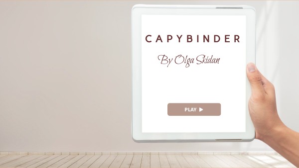 Capybinder game, Present Continuous, Capybara | Genially