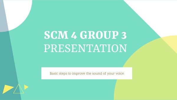 scm 4 group 3 presentation